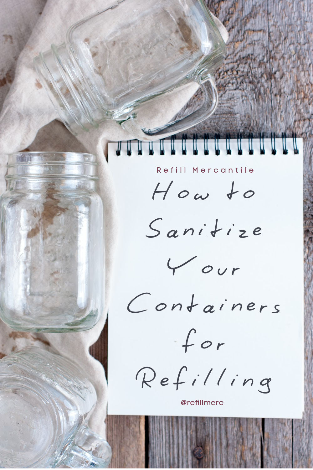 How to Sanitize Your Containers for Refilling – Refill Mercantile